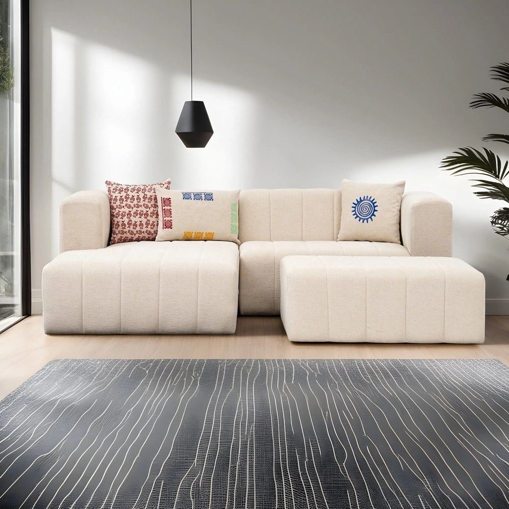Hanah Home Rohová pohovka BEYZA MINI levá krémová