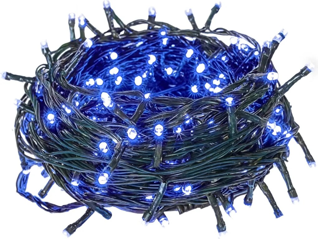 Vánoční světýlka vnitřní modré 300 LED