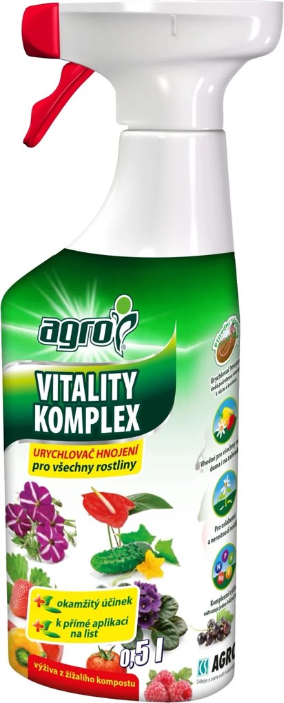 AGRO VITALITY KOMPLEX pro celou zahradu 0,5 l (sprej)