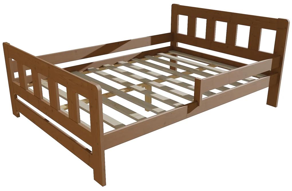 Vomaks Dětská postel se zábranou VMK010FA KIDS Rozměr: 140 x 200 cm, Barva: barva bílá