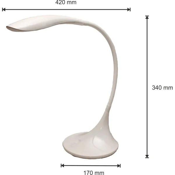 LED stmívatelná lampa VELA 1xLED/6,5W/230V