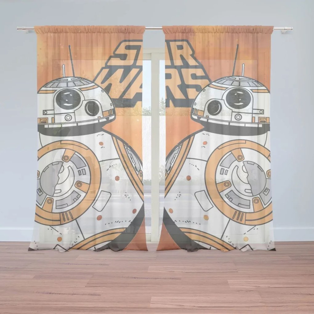 Sablio Záclony Star Wars Ohnivé pozadí: 2ks 150x250cm