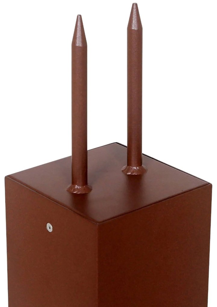 LED solární podstavná lampa Tradition Sensor Corten 40cm