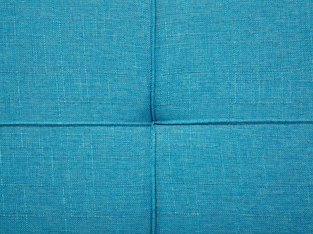 Modrá čalouněná rozkládací pohovka RONNE Beliani