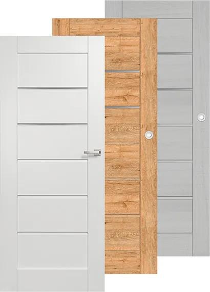 Interiérové dveře vasco doors PRIMO model 3 Průchozí rozměr: 70 x 197 cm, Orientace dveří: Levé dveře, Dekor: Dub skandinávský