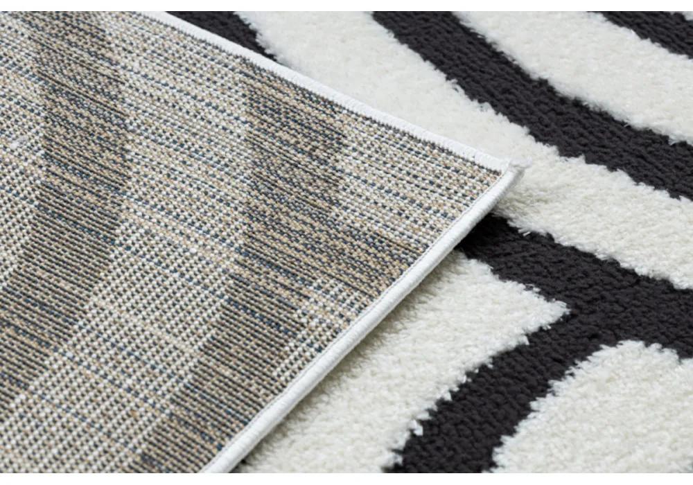 Kusový koberec Corylus krémovočerný 180x270cm