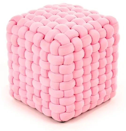 Halmar Taburet Rubik - světlá růžová