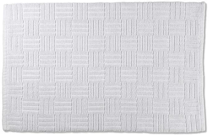 KELA Koupelnová předložka Leana 100x60 cm  bavlna bílá KL-23527