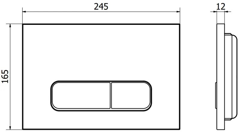 Mexen FENIX 02 - TLAČÍTKO PRO Mexen MODUL, RŮŽOVÉ-ZLATO - 600205