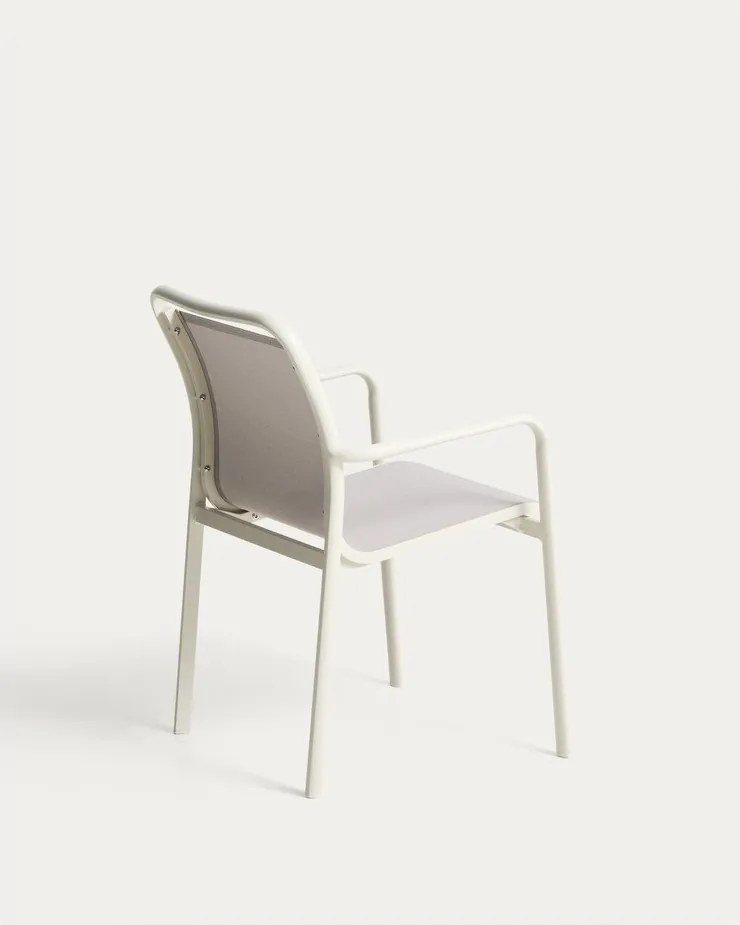 Krémová zahradní židle Luri – Kave Home