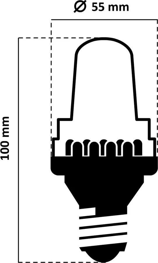LED žárovka FLASH, ledově bílá, patice E27, IP44