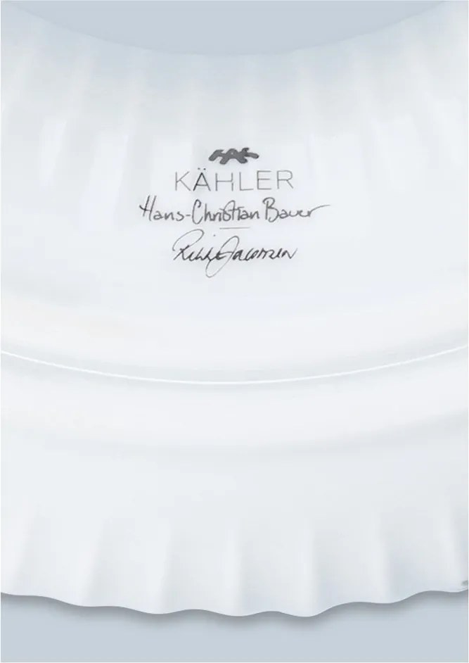 Porcelánový adventní svícen s vánočním motivem Hammershøi Christmas – Kähler Design