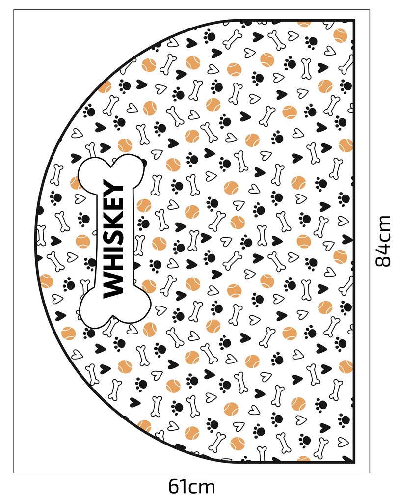 PIPPER. Ochranná textilní nálepka na zeď - Oblouk - Míčky Velikost: 120x96cm, Jméno: Bez jména
