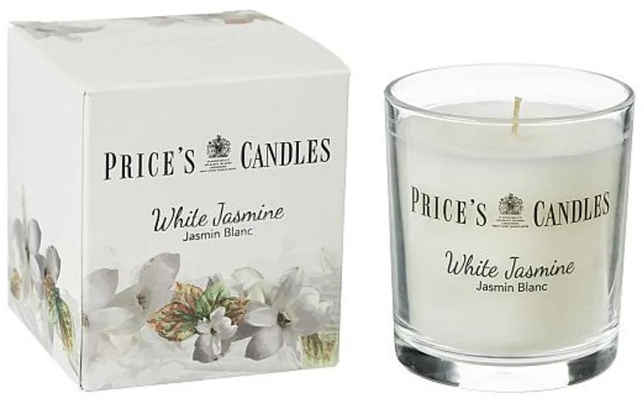 Price´s Price's vonná svíčka ve skle White Jasmine - hoření 45h