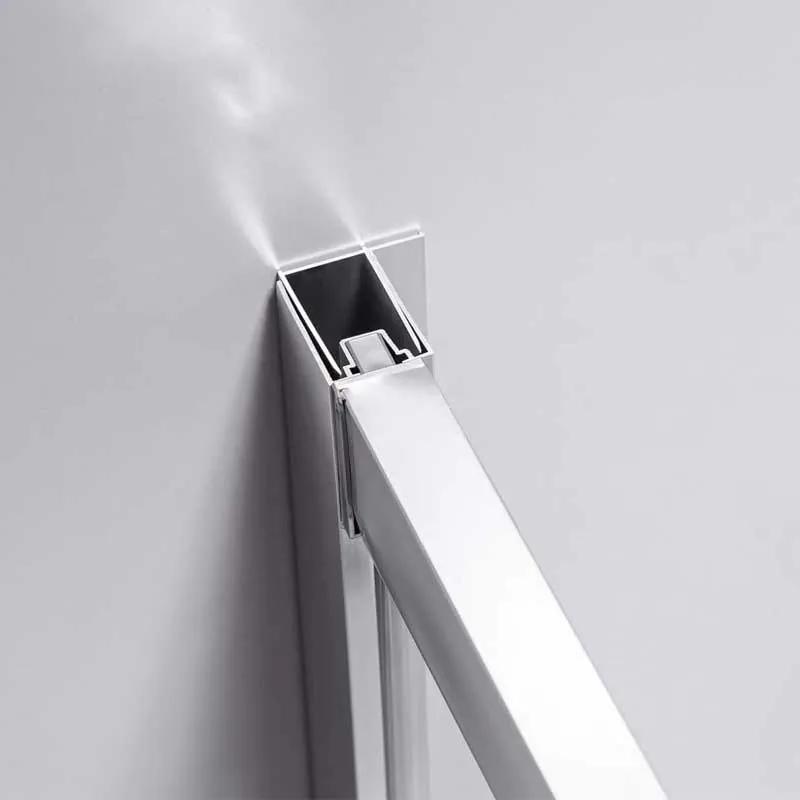 BPS-koupelny Čtvrtkruhový sprchový kout HYD-ZKM119 100x100 chrom/transparent
