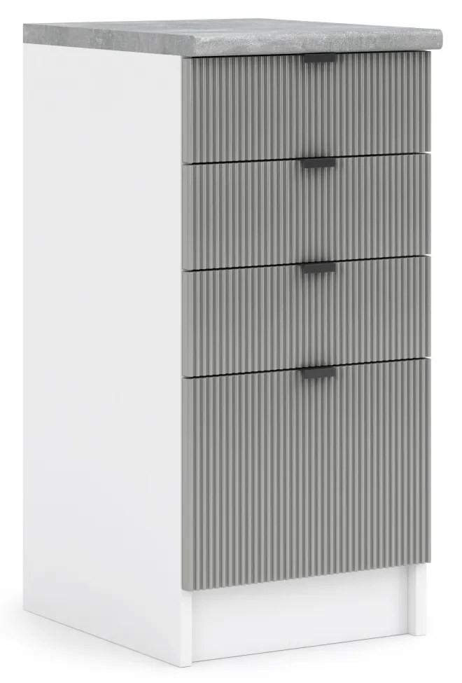 Kuchyňská skříňka spodní 40 cm - LAM SZ40 4SZ - Dvířka NELA
