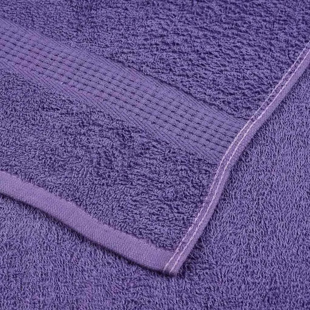 Saunové osušky FROGN 10 ks fialové 80x200 cm 360 g/m² 136889