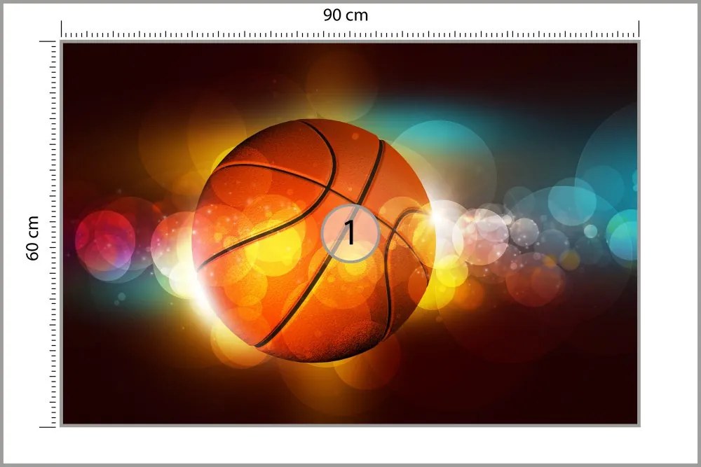 Fototapeta Basketball Omyvatelný vlies 152.5x104