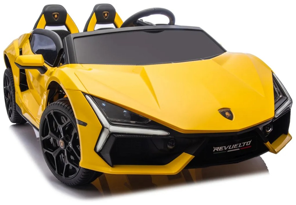 Dětské elektrické auto Lamborghini Revuelto XL STRONG žluté