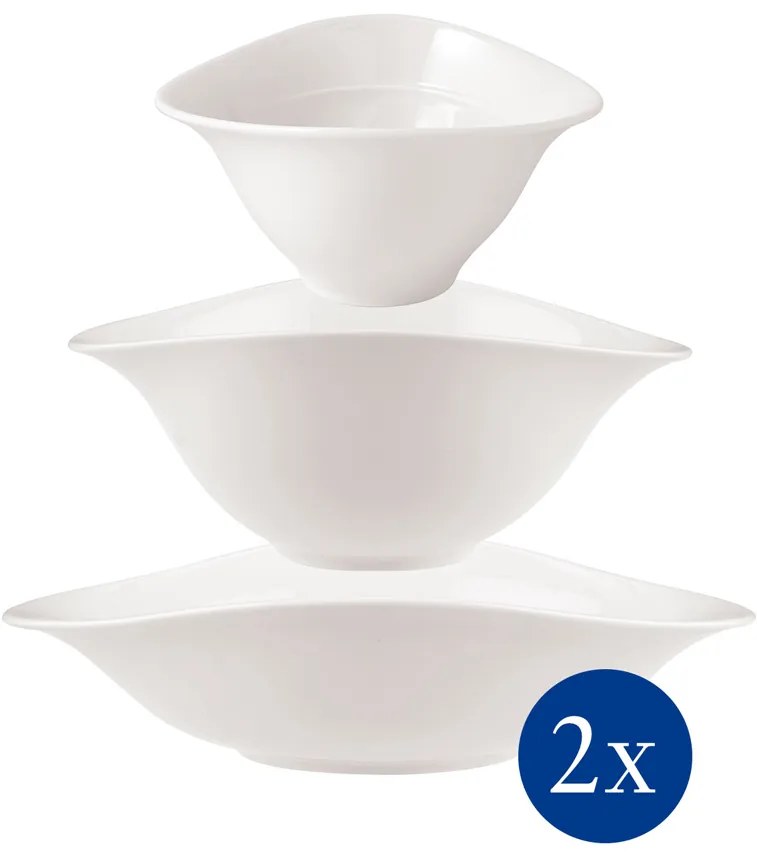 Villeroy & Boch Trio porcelánových misek Vapiano, 6 ks 10-4257-8549