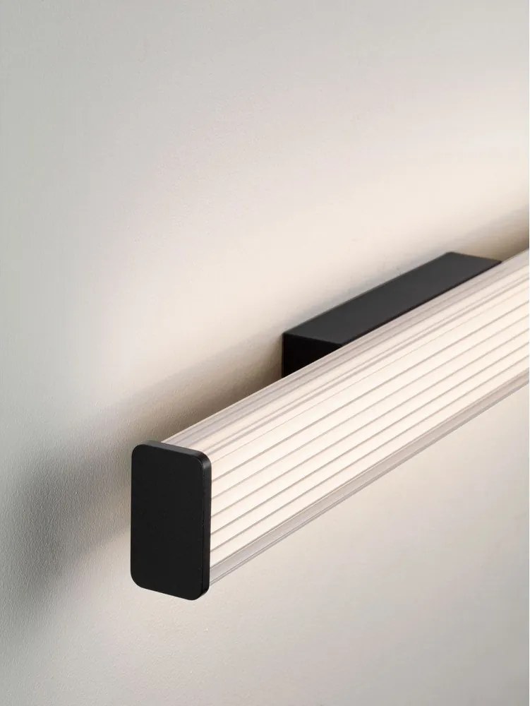 Matně černé kovové LED nástěnné svítidlo Misty – Nova Luce
