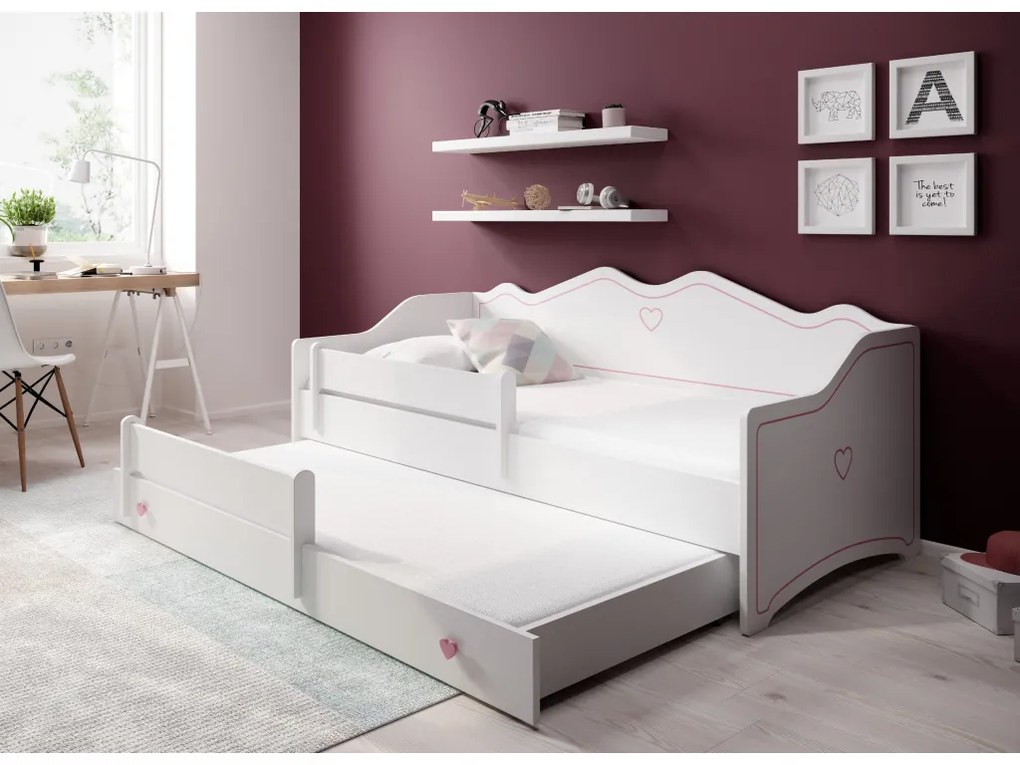 Dětská postel s matracemi EMKA II 160x80 Další barva: Pink