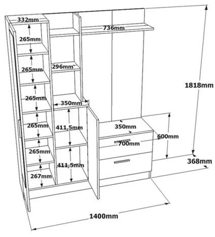 Předsíňová sestava Dana White