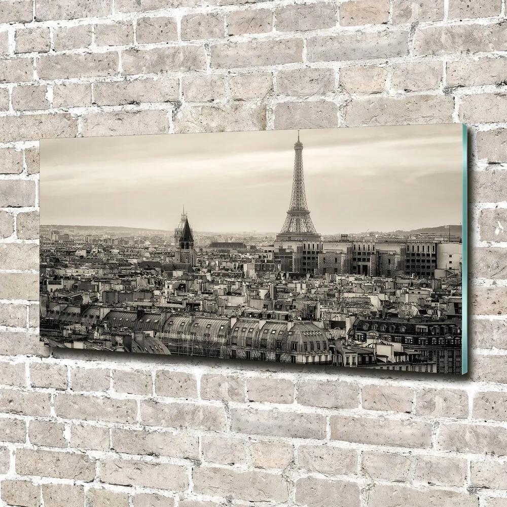 Wallmuralia Fotoobraz na skle Eiffelova věž Paříž 140x70 cm
