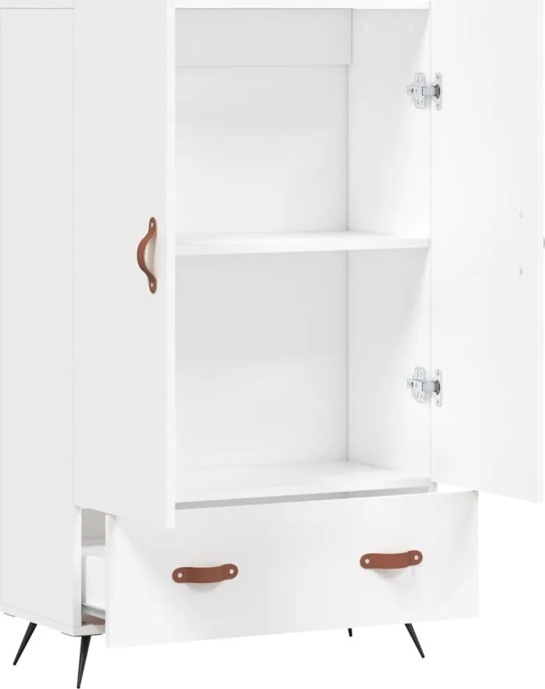 vidaXL Skříň highboard 69,5 x 31 x 115 cm kompozitní dřevo [828204] Barva: šedá sonoma