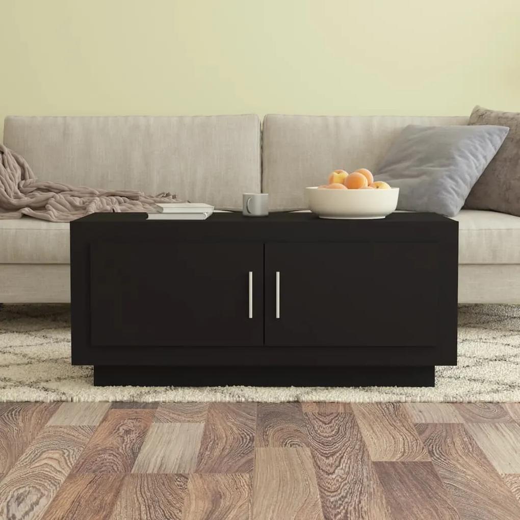 vidaXL Konferenční stolek 102 x 50 x 45 cm kompozitní dřevo [817232] Barva: Černá