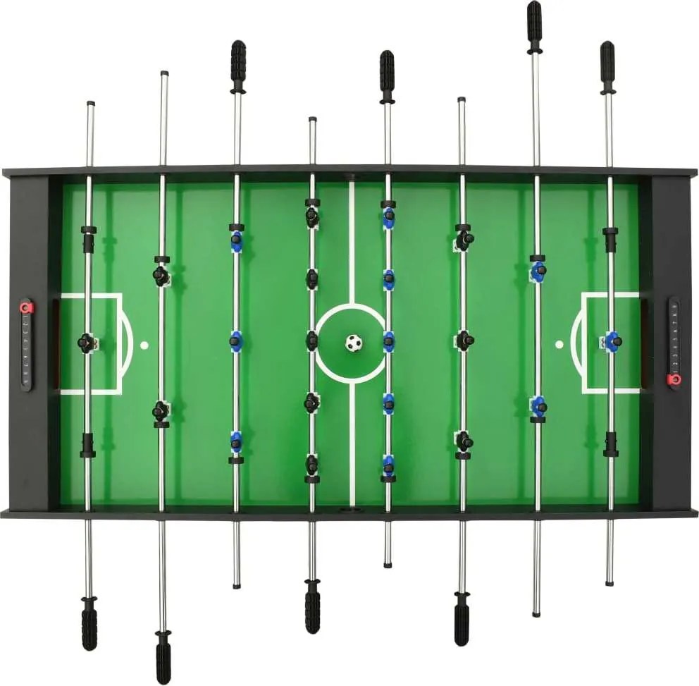 vidaXL Skládací stolní fotbal 121 x 61 x 80 cm [91938] Barva: Černá