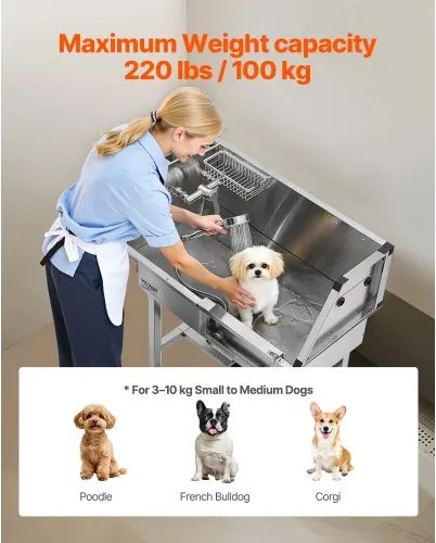 86,4 cm mycí stanice pro psy VEVOR
