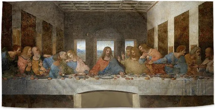 Sablio Ručník Poslední večeře - Leonardo da Vinci - 50x100 cm