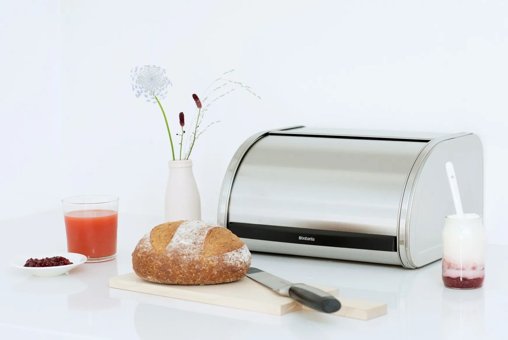 Brabantia Chlebník Roll Top střední matná ocel