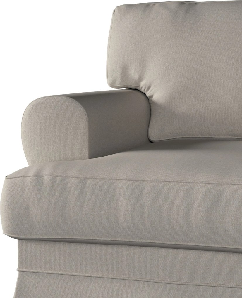 Potah na křeslo IKEA Ekeskog barva šedá látka pletený vzor