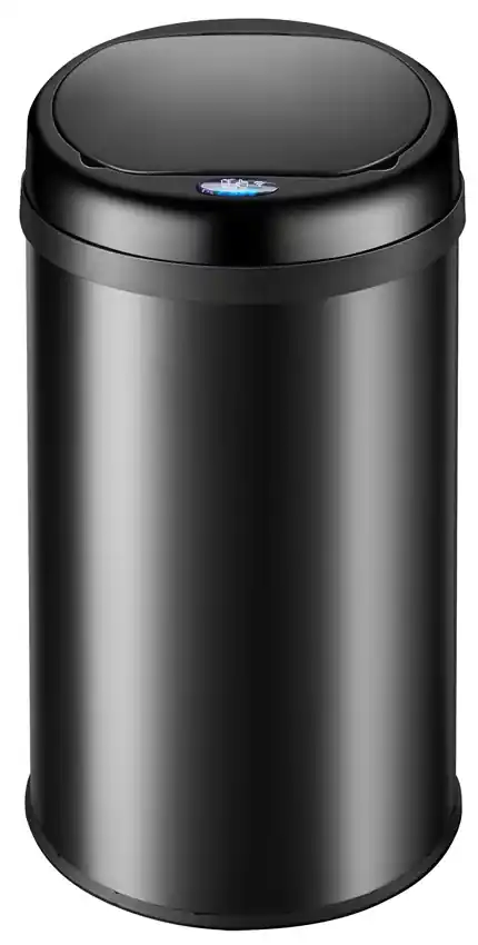 Monzana Bezdotykový odpadkový koš, nerezová ocel, černý, 30 l 105487 | BIANO