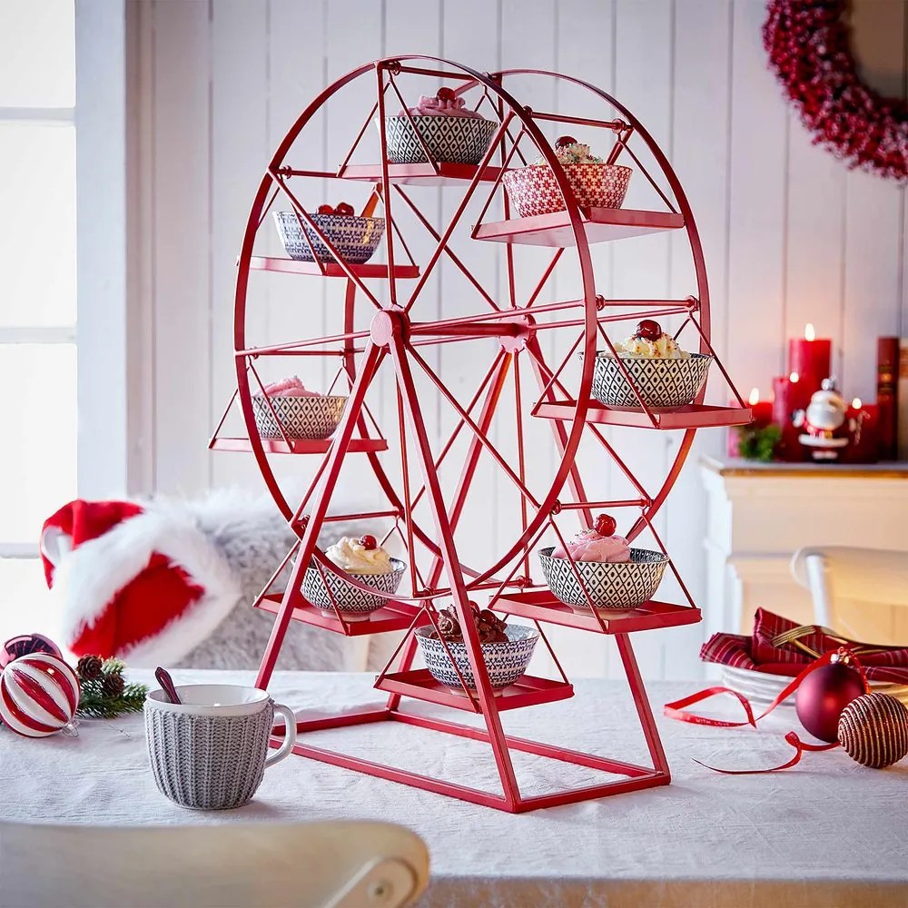 ORNAMENTS Miska se zlatým okrajem 520 ml - černá/bílá
