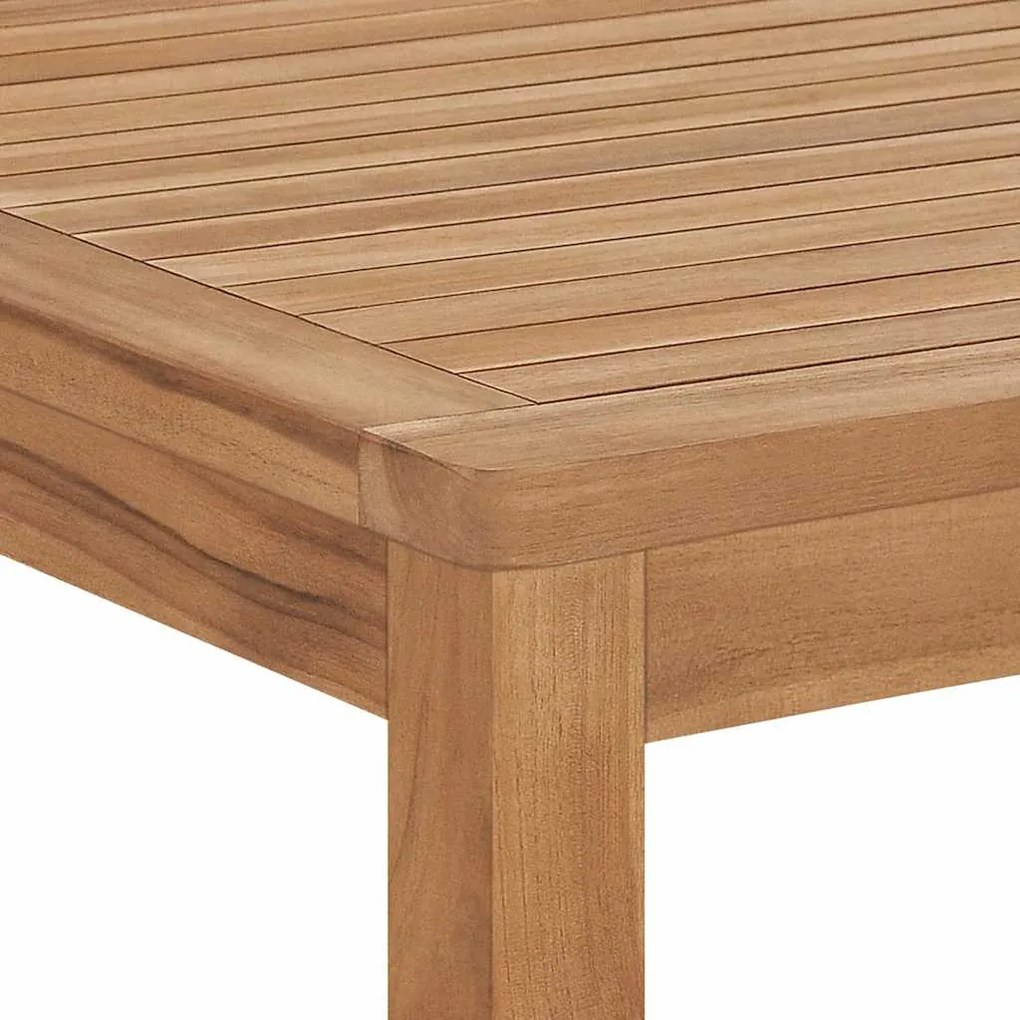 Zahradní jídelní stůl 180 x 90 x 77 cm masivní teakové dřevo 315621