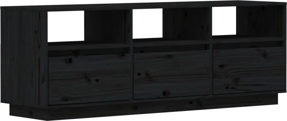 vidaXL TV skříňka 140 x 37 x 50 cm masivní borové dřevo [813434] Barva: medová hnědá