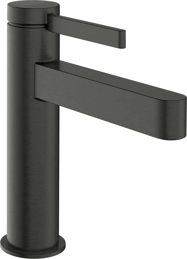 Hansgrohe Finoris - Umyvadlová baterie, s výpustí, CoolStart, EcoSmart, kartáčovaný černý chrom 76025340