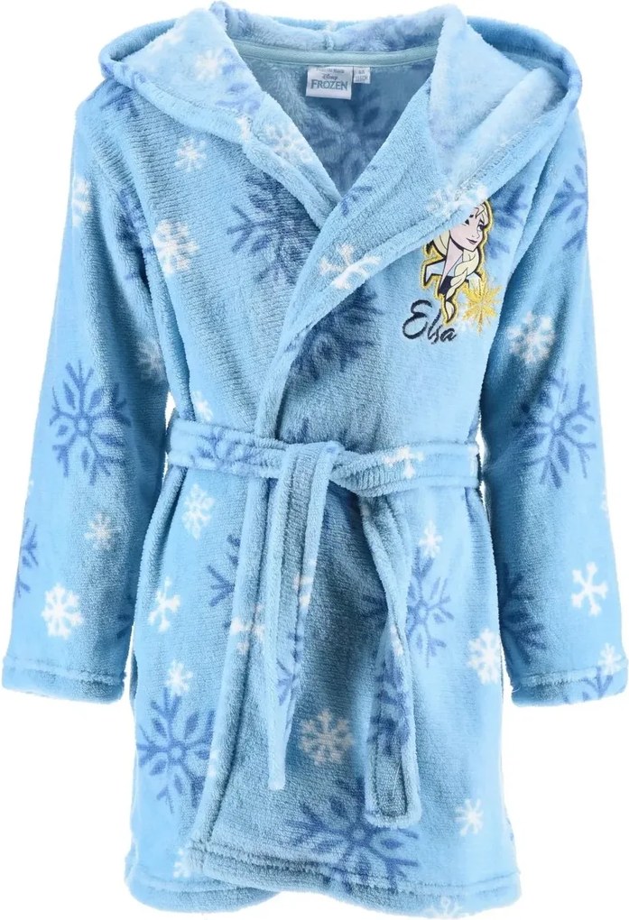 Dívčí fleece župan s kapucí Ledové království - Frozen - motiv Elsa, EU 104