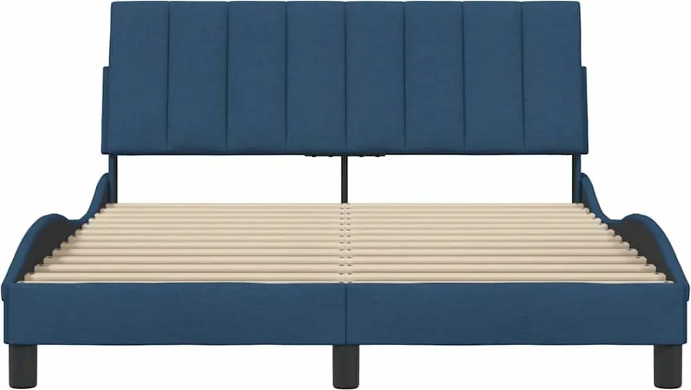 Rám postele bez matrace Hanko modrá 120x200 cm textil 3310383