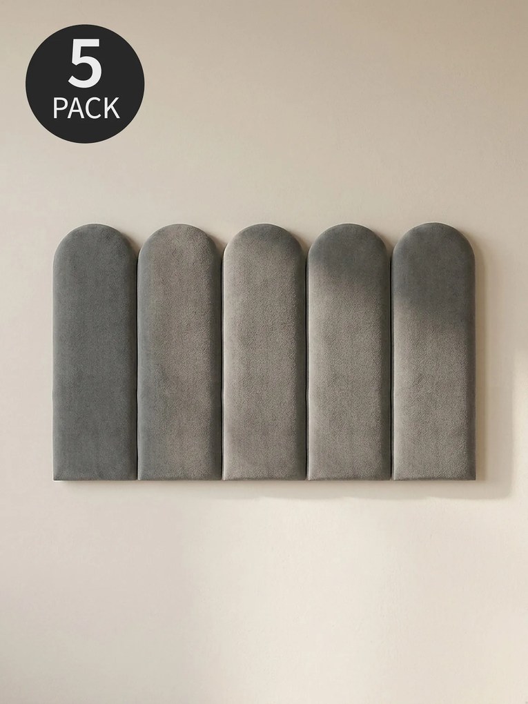 Sinsay - Čalouněné stěnové panely 5 pack - šedá