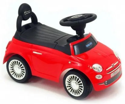 Odrážedlo Baby Mix Fiat 500 červená