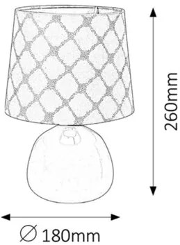 Rabalux ELLIE noční lampa 4384