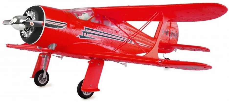 Amewi rc dvouplošník amxflight beech d17s 3d/6g rtf červený