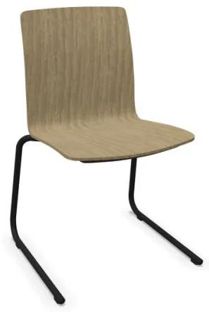 profim Konferenční židle COM K12V2 Barva kostry černá kostra Moření profim HPL HM bílá HPL fólie (LW01)