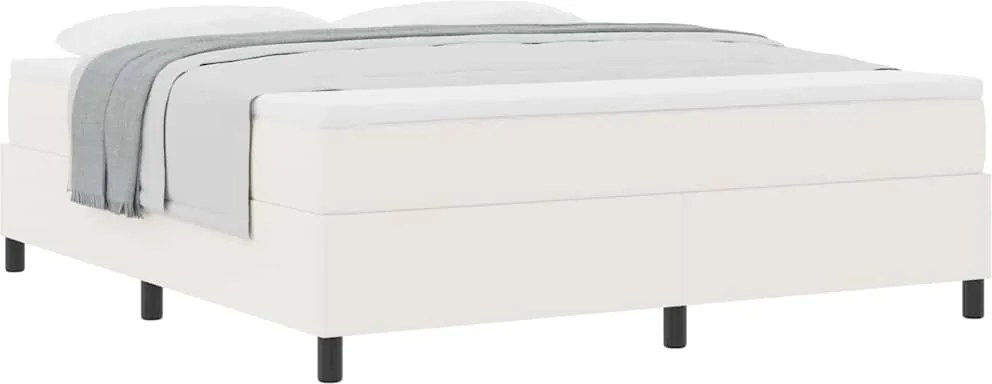 Postel s boxspringem Krémová a bílá 180 x 200 cm 3337479