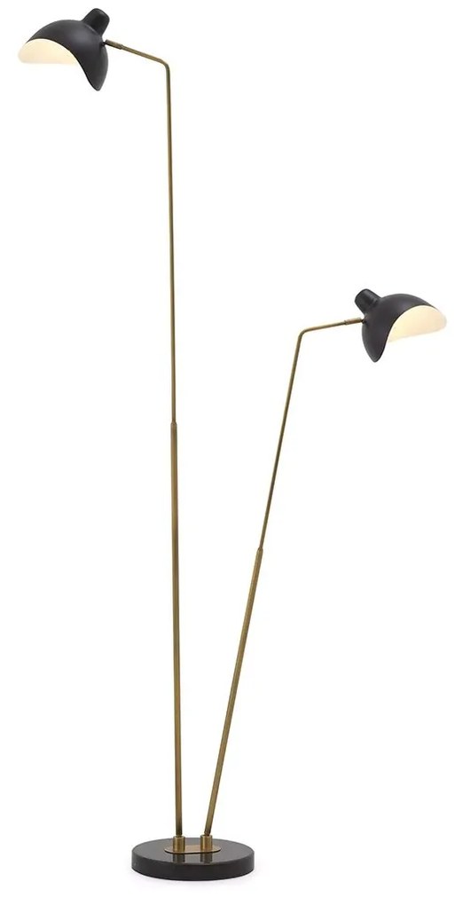 Stojící lampa Asta Double 169,5 × 30 × 205 cm, ø 30 × 4 cm