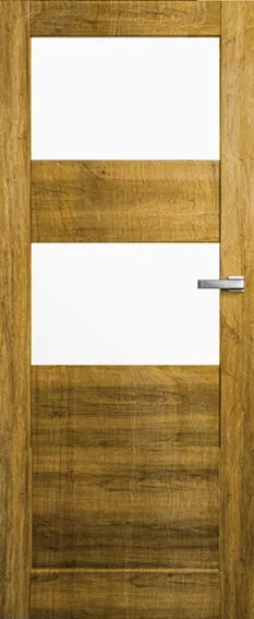 posuvné interiérové dveře do pouzdra TEO model 4 Průchozí rozměr: 70 x 197 cm, Orientace dveří: Levé dveře, Dekor: Bílá